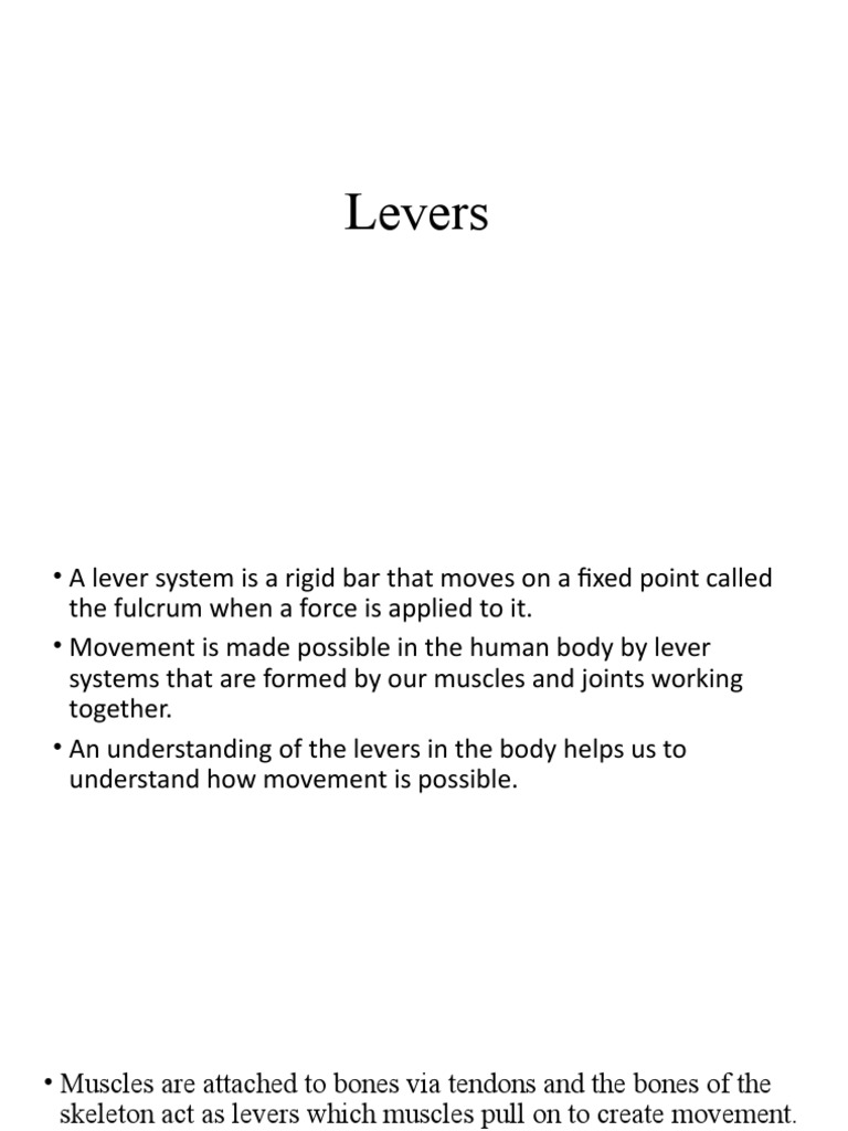 Levers | PDF | Lever | Mechanical Engineering