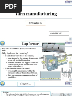 Spinning and Weaving Processes Explained | PDF | Spinning (Textiles) | Yarn