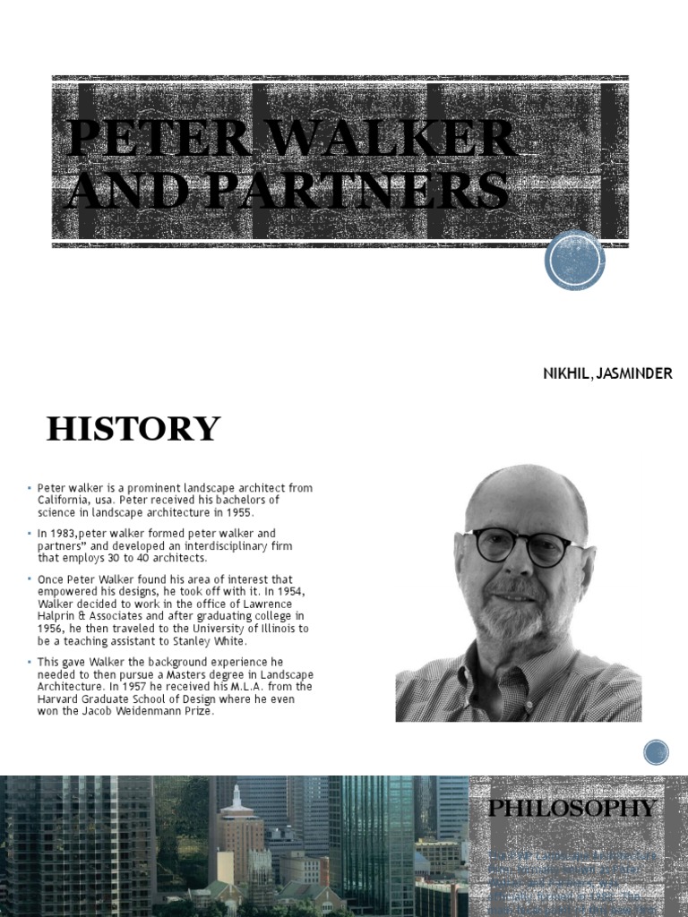 Peter Walker and Partners: Landscape Vision | PDF
