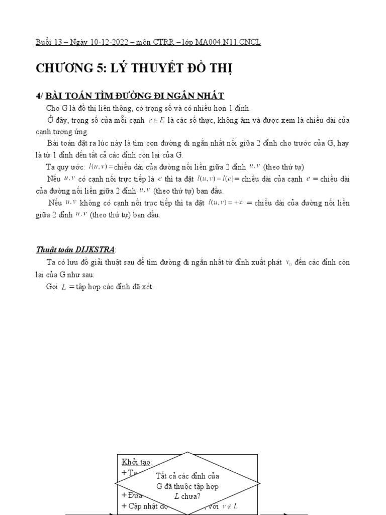 Buoi 13 - Ngay 10-12-2022 - Mon Cau Truc Roi Rac - MA004.N11.CNCL | PDF