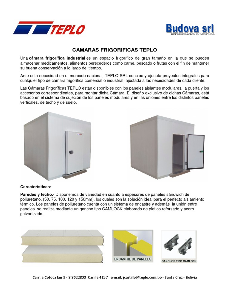 Camaras Frigorificas Teplo-2 | PDF