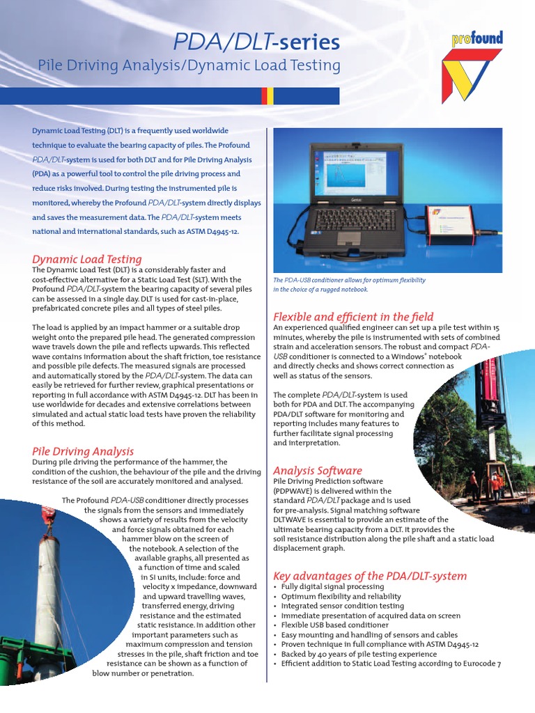 Profound PDA DLT Leaflet Uk | PDF | Deep Foundation | Personal Digital Assistant