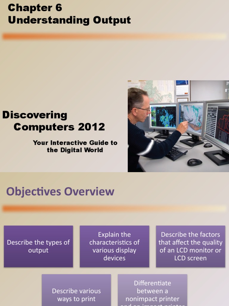 Chapter6 Understanding Output Pdf Printer Computing Computer Monitor 