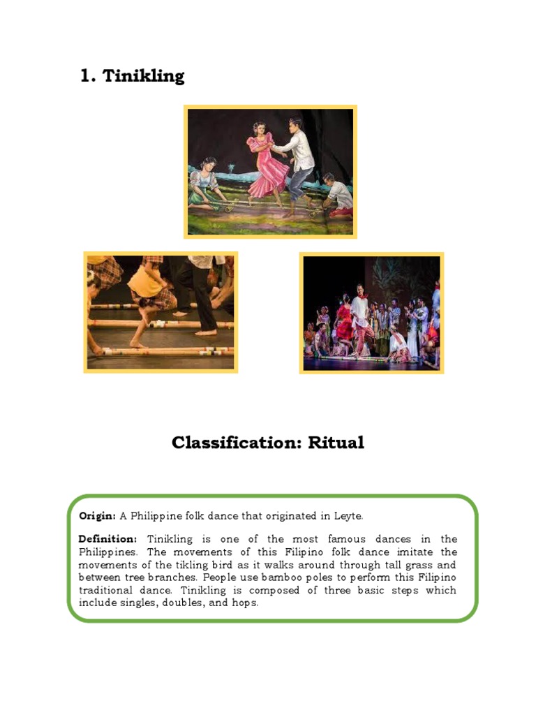Tinikling | PDF | Dances | Philippines