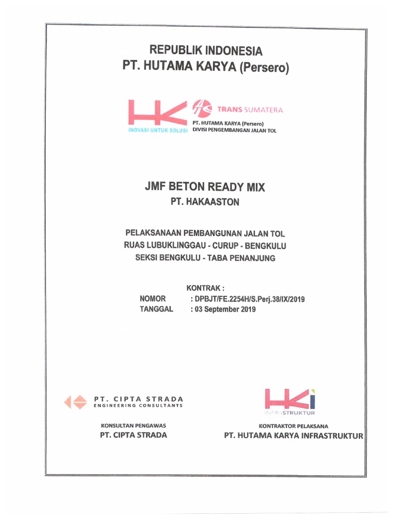 1 Approval Material Beton Hakaaston | PDF