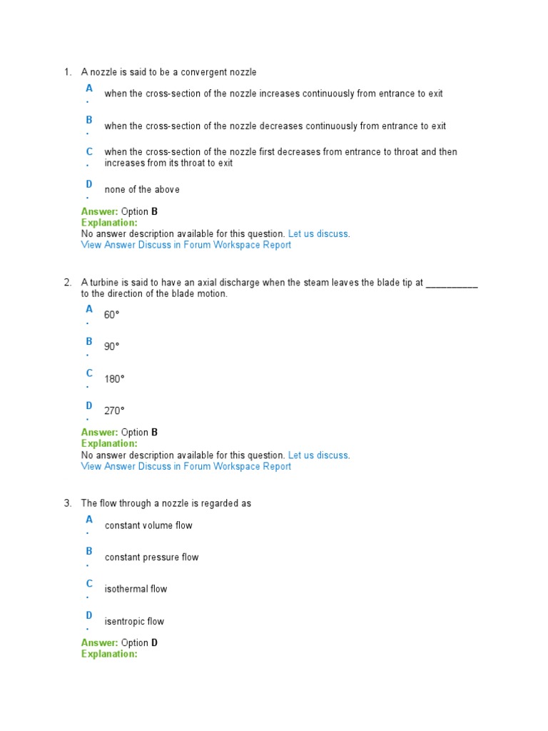 Steam Nozzles and Turbines | Download Free PDF | Turbine | Steam