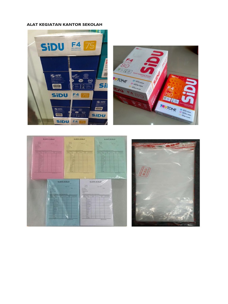 Foto Atk Kantor | PDF