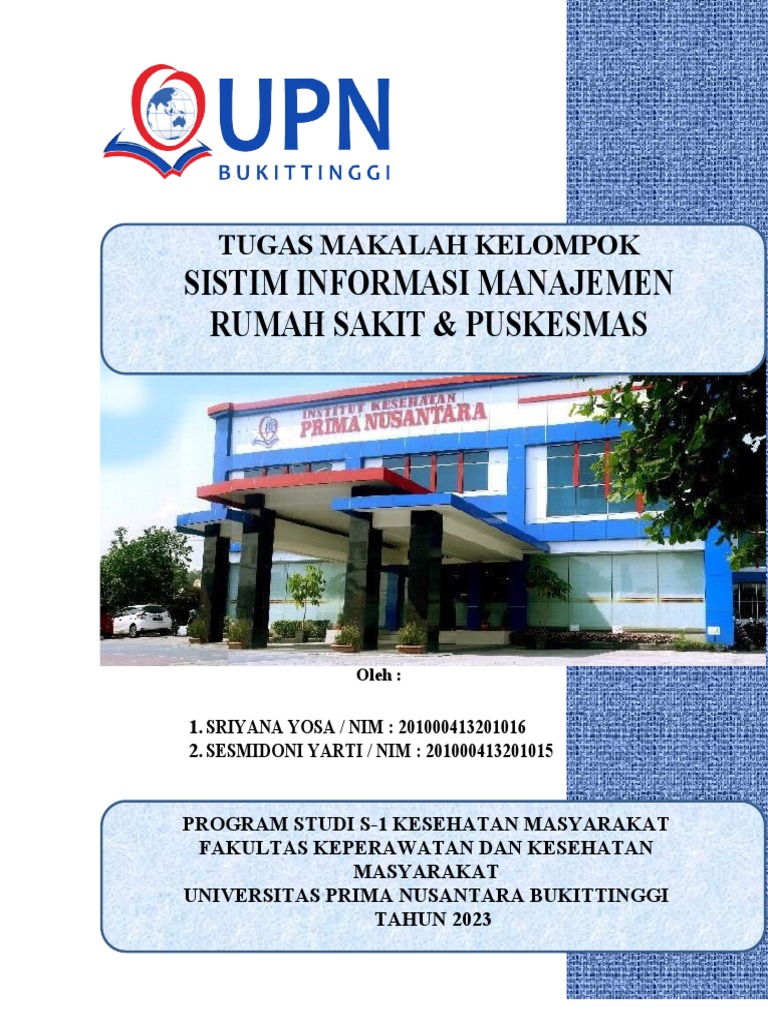 Tugas Sistim Informasi Manajemen Rs & Puskesmas - Ocha & Ises | PDF