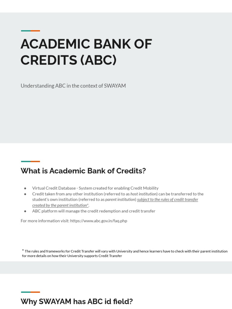 Academic Credit Transfer Guide | PDF | Communication