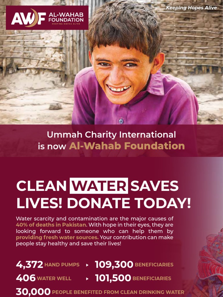 Islamic Charity in United Kingdom - Al-Wahab Foundation | PDF | Donation Islamic Charity in United Kingdom - Al-Wahab Foundation | PDF | Donation