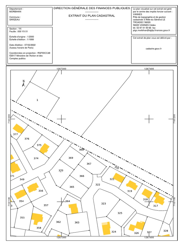 Plan Cadastral Normalise | PDF