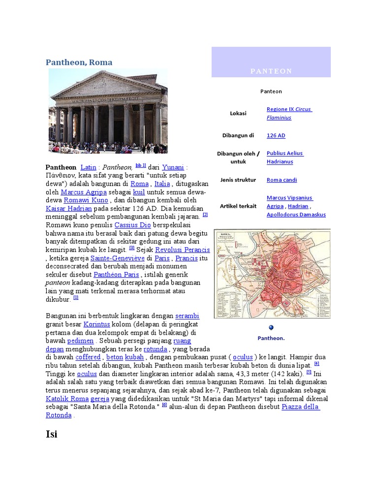 Sejarah Pantheon | PDF