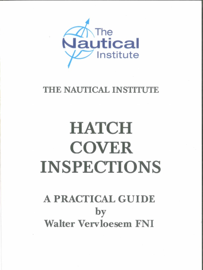 Hatch Cover Inspections | PDF