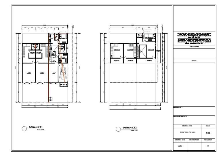 Denah Rumah dan Area Toko | PDF