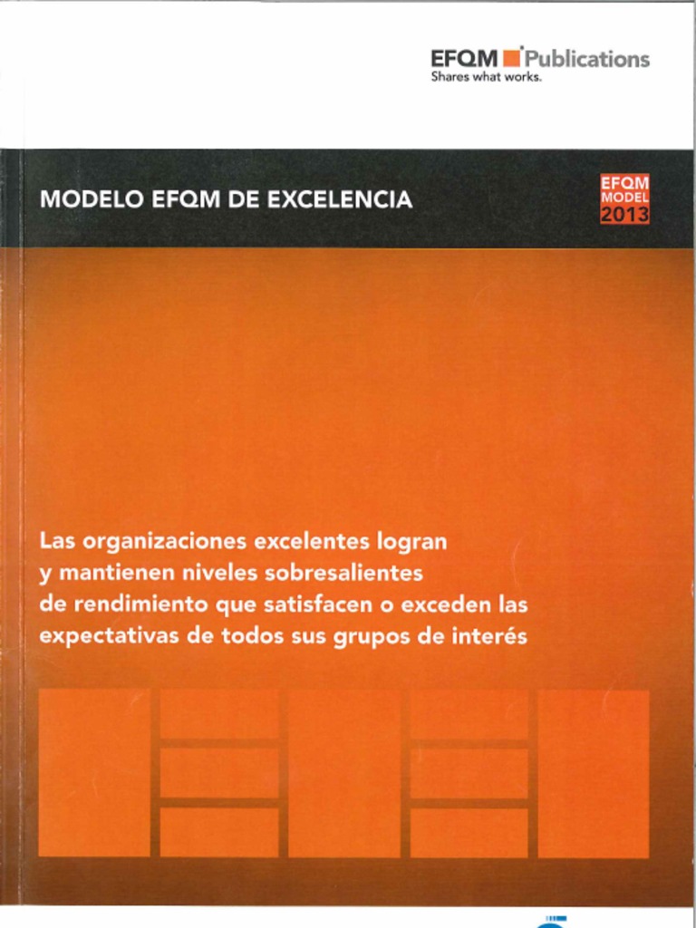 Modelo EFQM 2013 | PDF