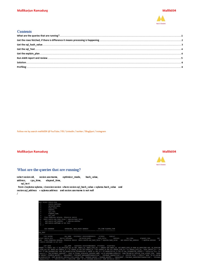 SQL Query Analysis Guide | PDF | Software Development | Databases