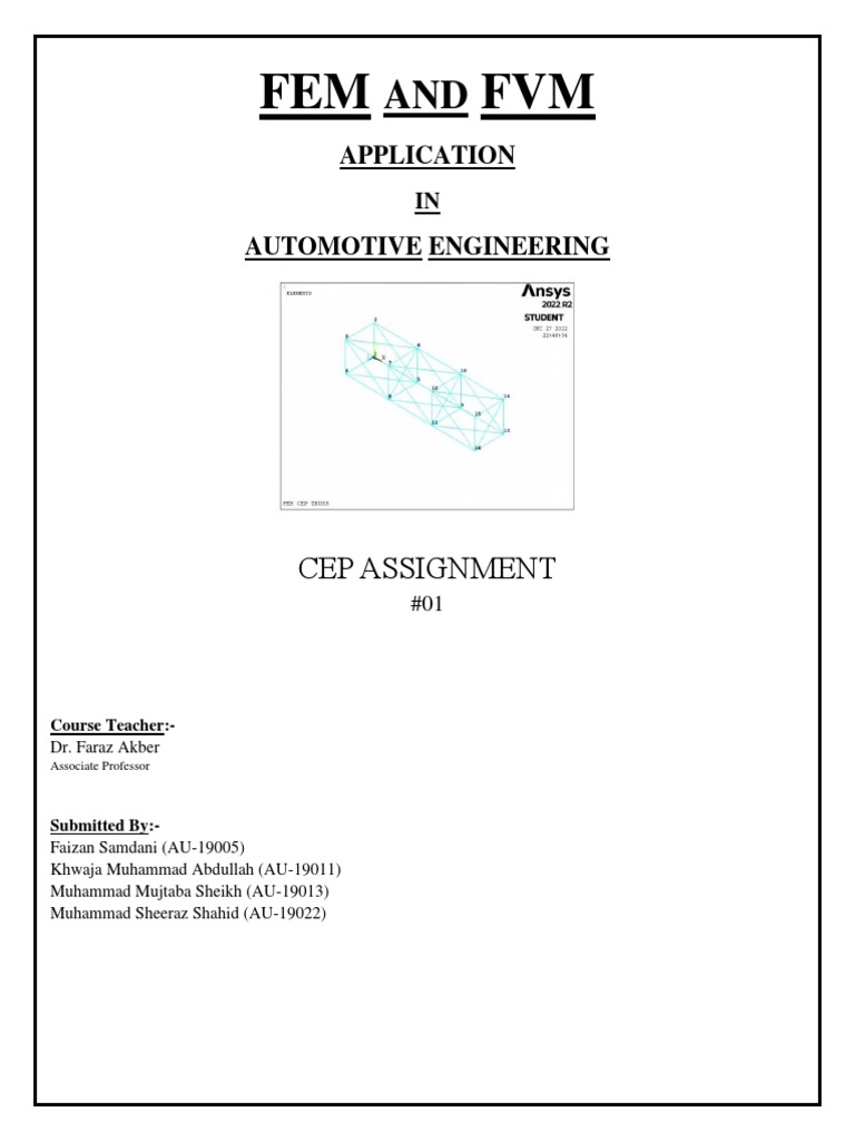 Finite Element Method Sizing Beam Members Using Symmetry And Using Modern Fe Tool Download