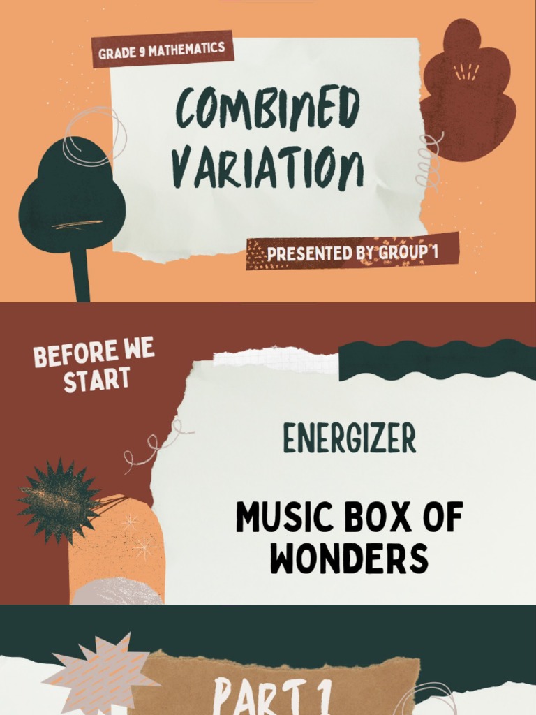 Mathematics Combined Variation | PDF