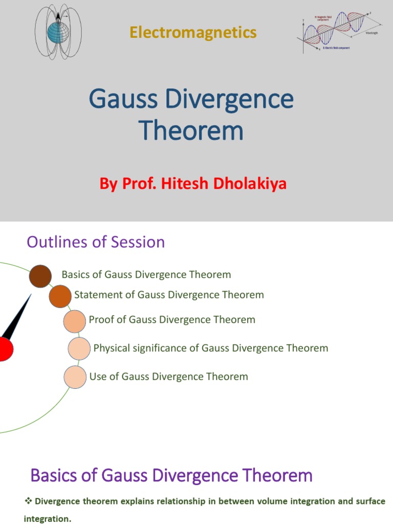 Gauss Divergence Theorem Guide | PDF