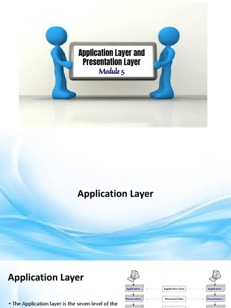 Module 5 Application And Presentation Layer Pdf Data Compression Hypertext Transfer Protocol