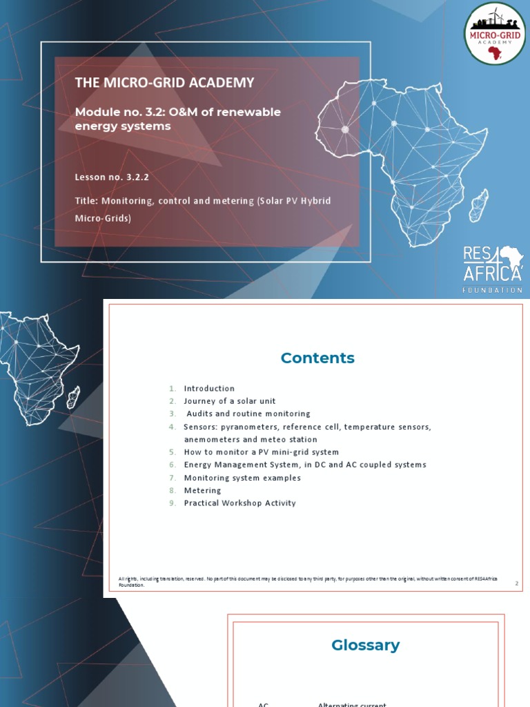 3.2.2 Monitoring, Control and Metering (Solar PV Hybrid Micro-Grids ...