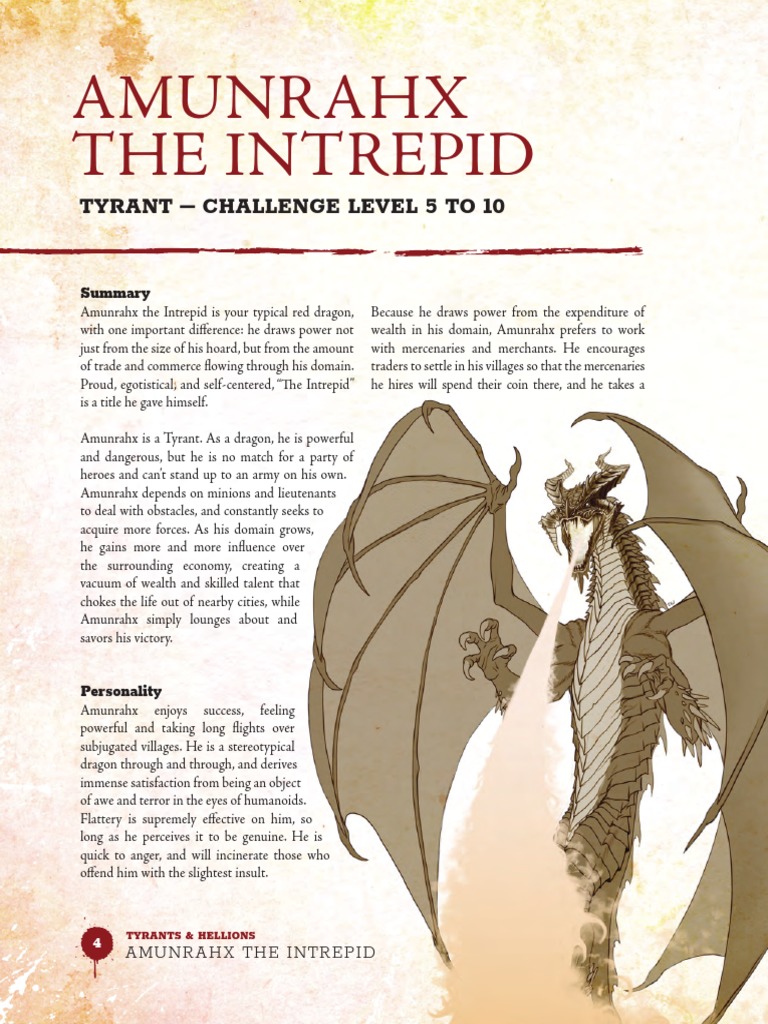 T&H Promo - Amunrahx, The Intrepid - Public | PDF