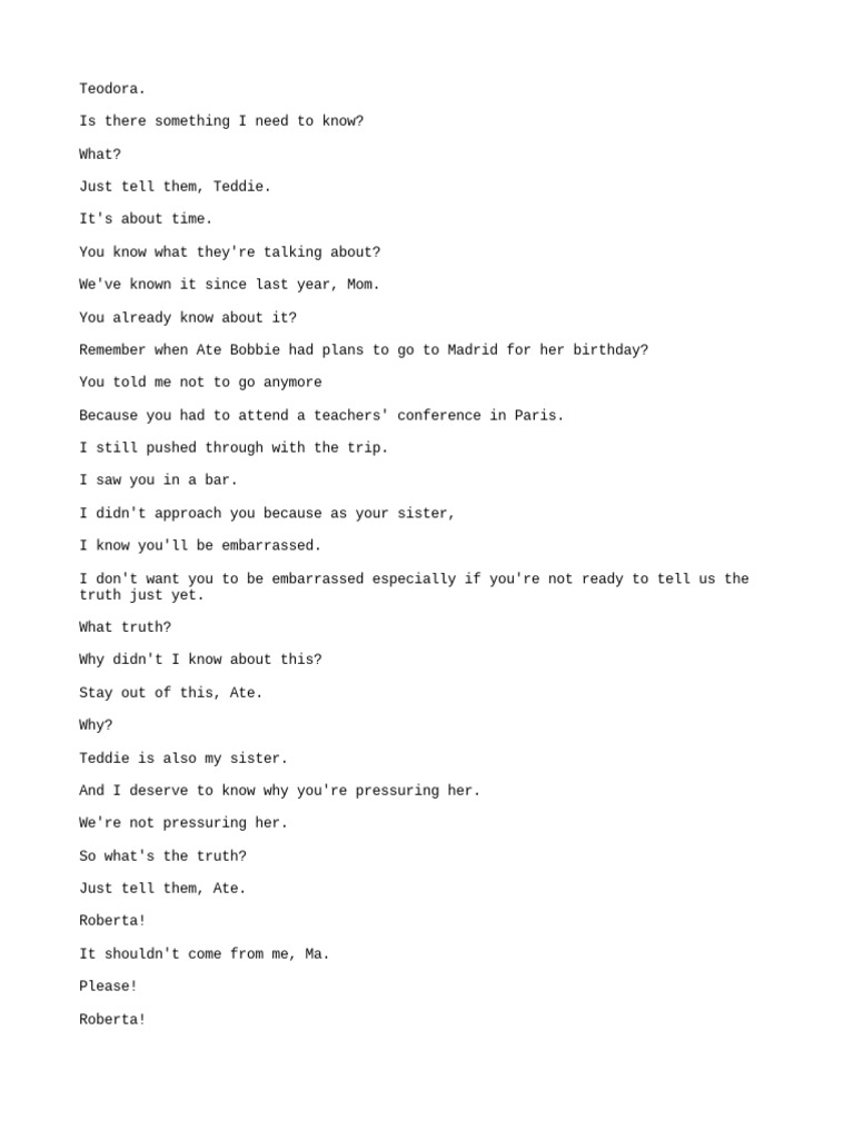 (English) Teddie - I'm Sorry Maaaaaaaaaaa - 'Four Sisters and A Wedding ...