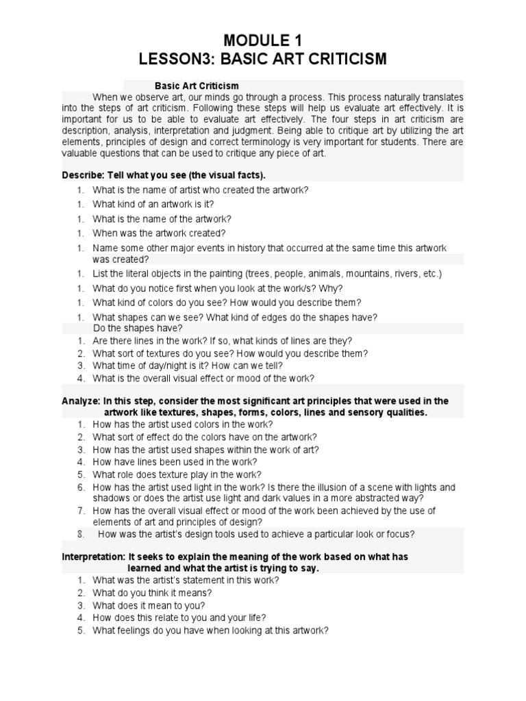 MODULE 1 Lesson 3 | Download Free PDF | Cognitive Science | Cognition