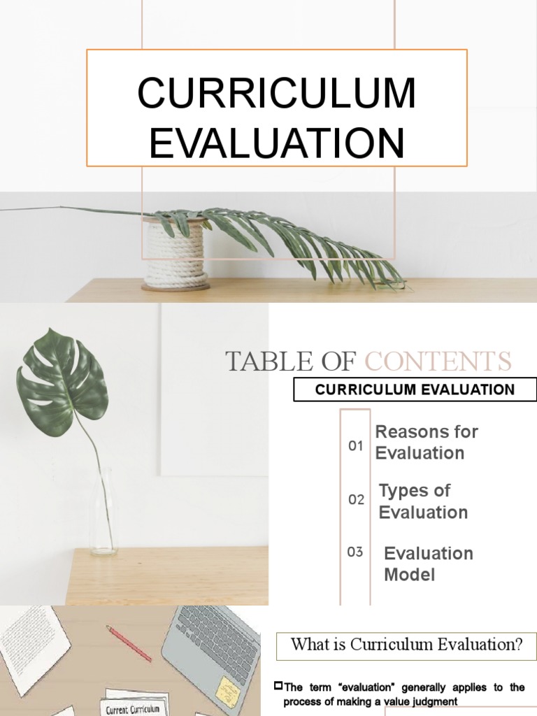 Curriculum Evaluation | PDF | Evaluation | Program Evaluation