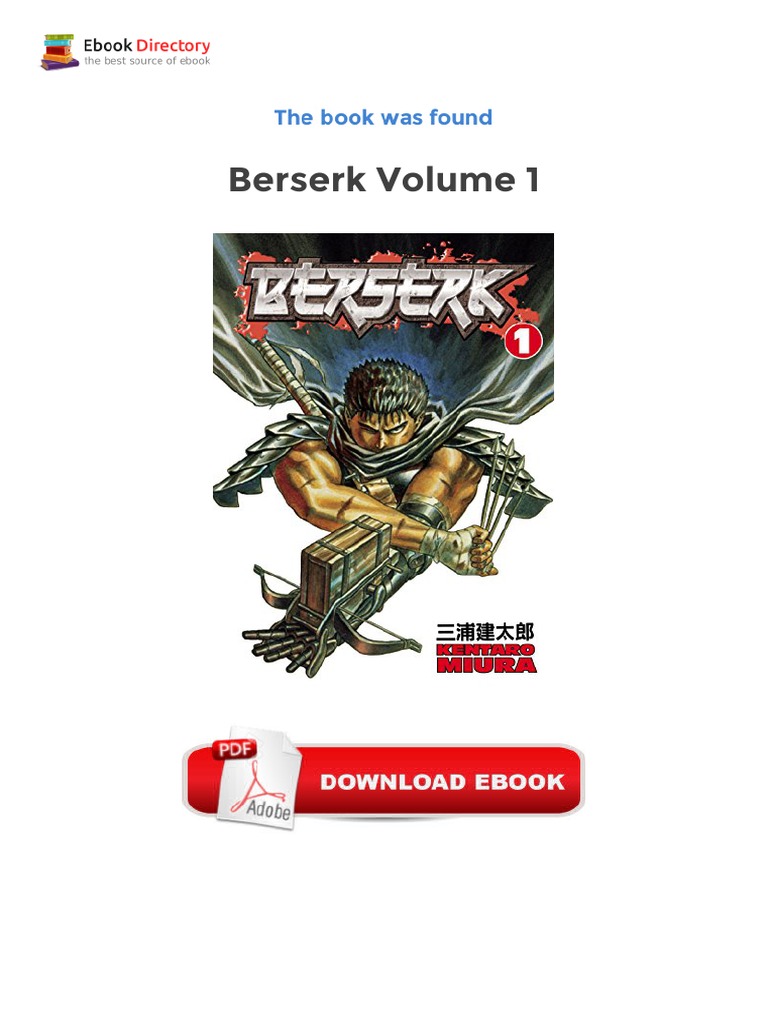 Free Ebooks Berserk Volume 1 | PDF