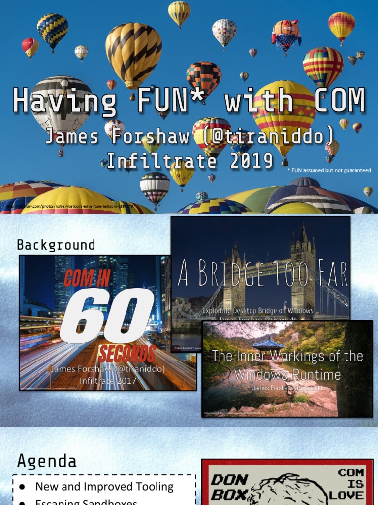 Having Fun With Com | Download Free PDF | Component Object Model | Library (Computing)