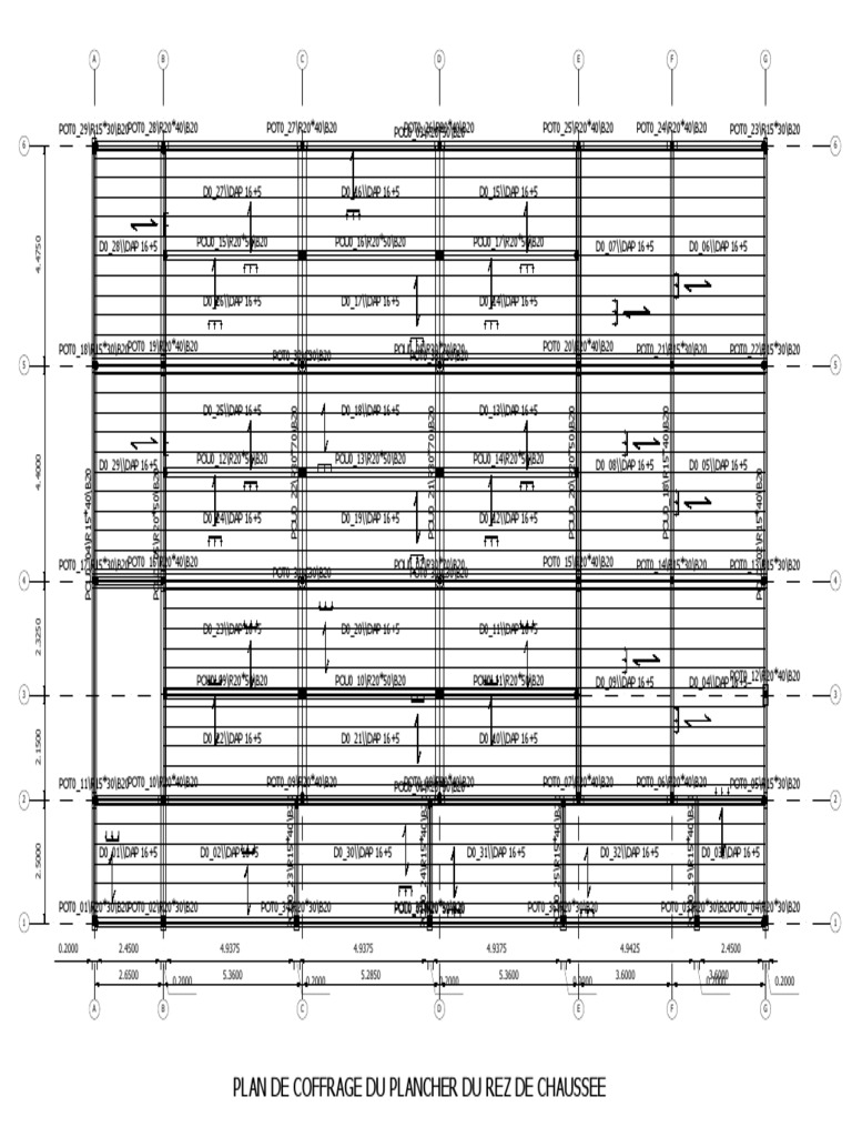 Plan de Coffrage Celibatorium-1 | PDF