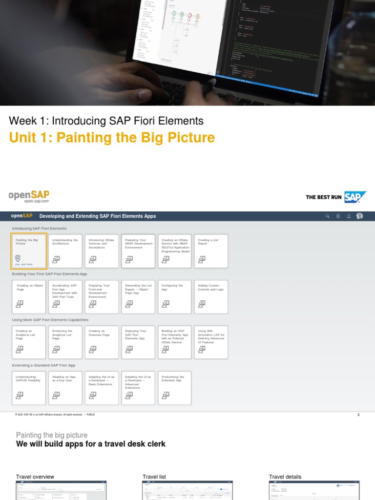 OpenSAP Fiori - Developing and Extending SAP Fiori Elements Apps Week 1 ... OpenSAP Fiori - Developing and Extending SAP Fiori Elements Apps Week 1 ...
