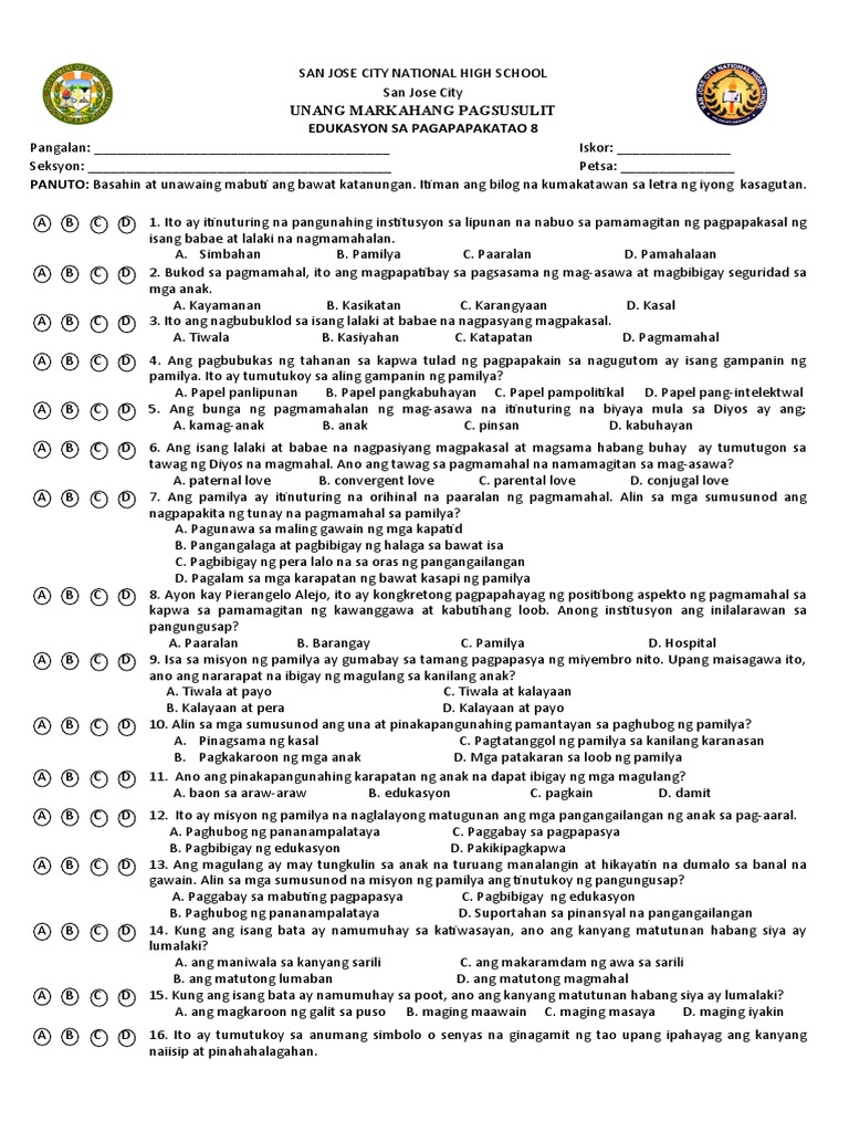 PT1 19 20 Regular | PDF