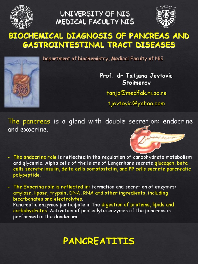 Pancreas and GIT | PDF | Pancreas | Medical Specialties