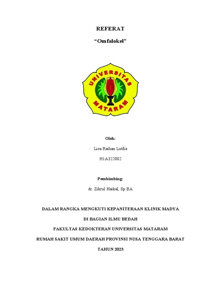 Referat Omfalokel-Lisa Raihan Lutfia | PDF
