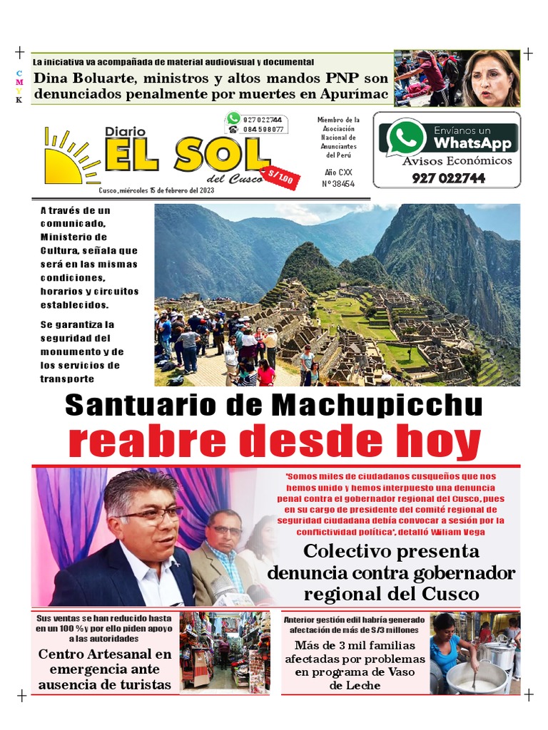 Miércoles 15 de Febrero 2023 | PDF
