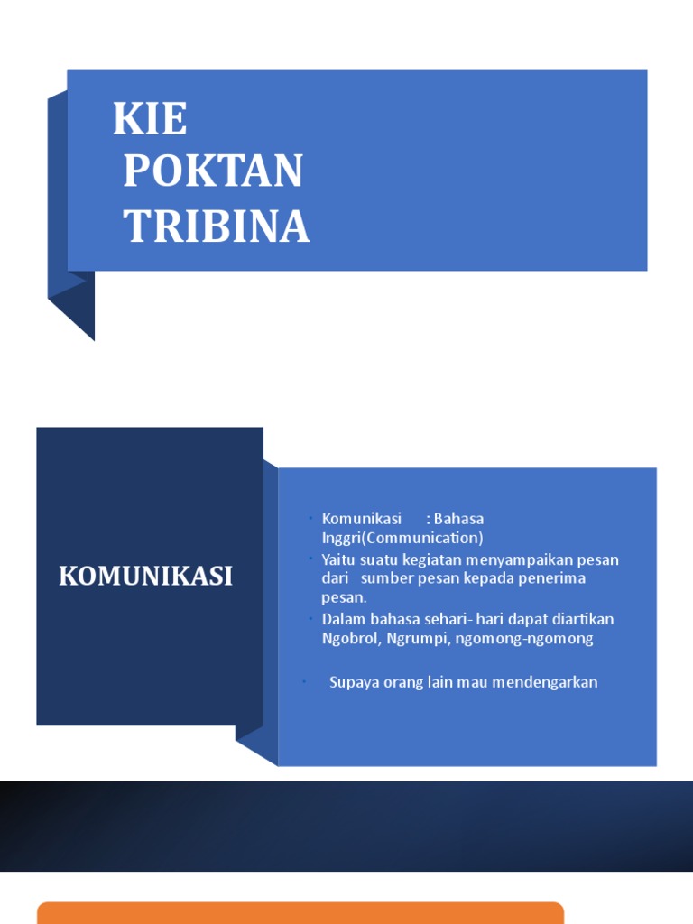 Kie Poktan Tribina | PDF
