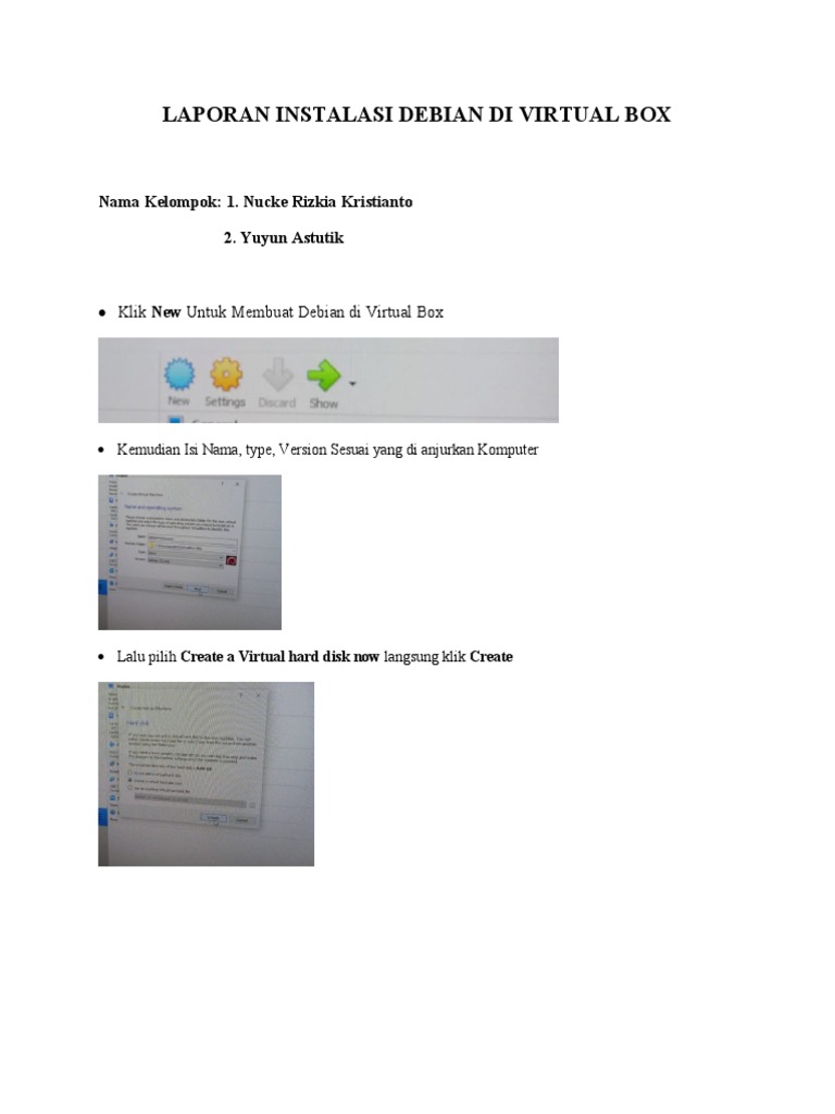 Panduan Instalasi Debian di VirtualBox | PDF