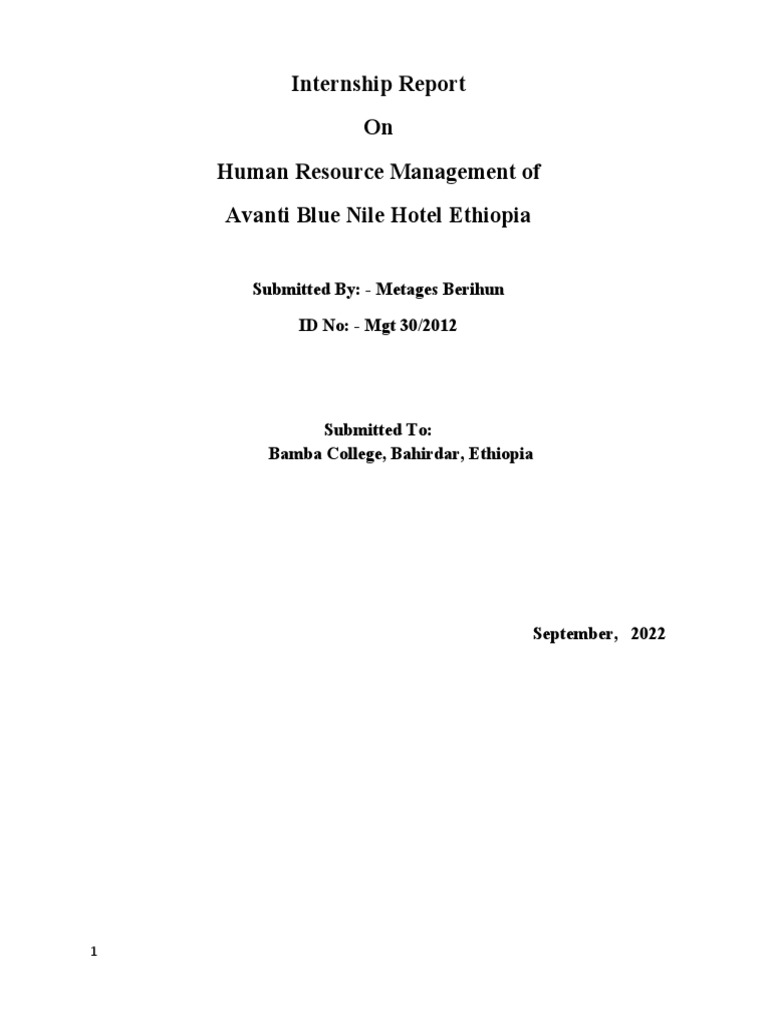 Meti Internship | PDF | Internship | Job Hunting