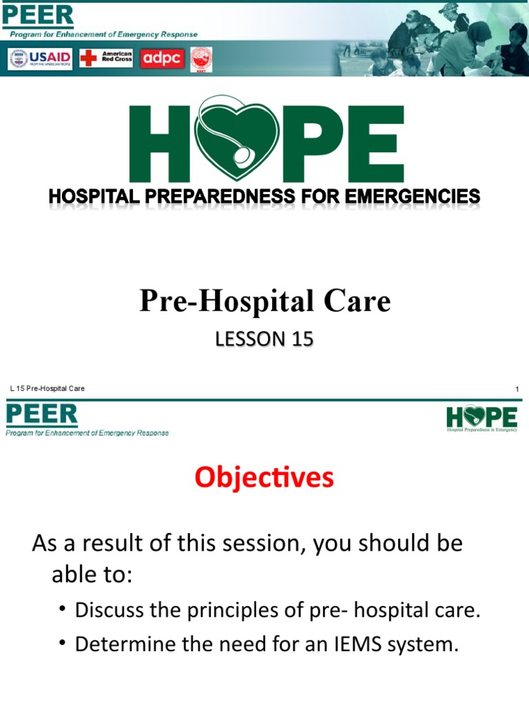 15 Prehospital Care | PDF | Emergency Medical Services | Emergency ...