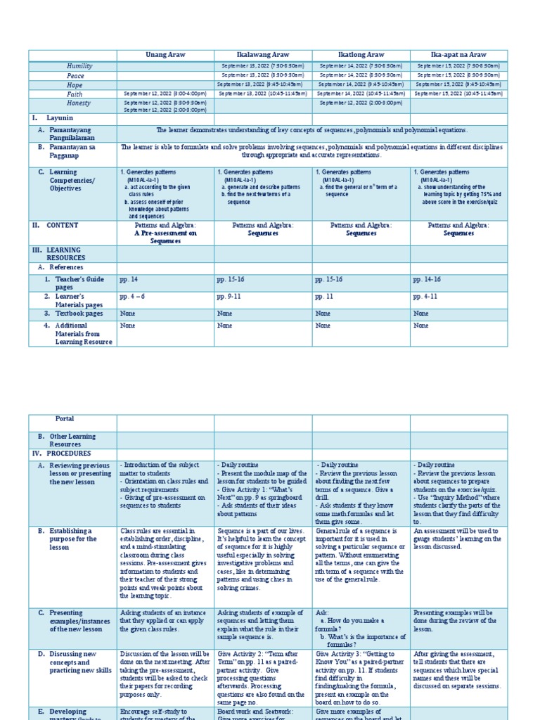 Komunikasyon at Pananaliksik Sa Wika at Kulturang Pilipino DLL | PDF | Learning | Cognition