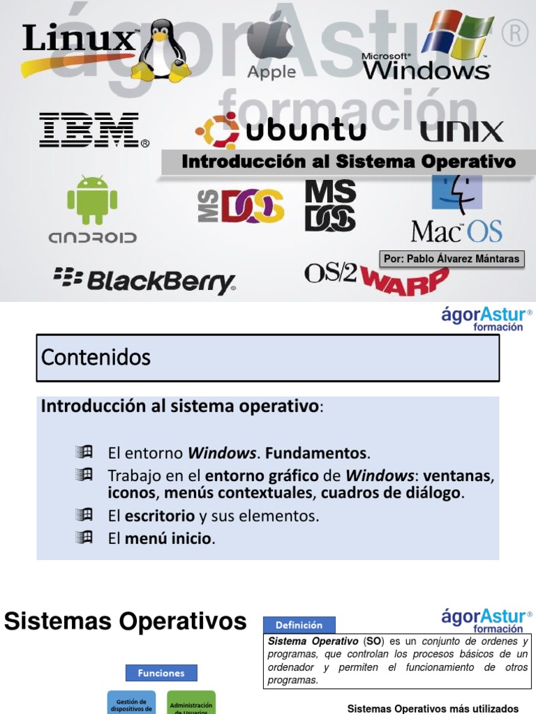 Introducción Al Sistema Operativo | PDF | Sistema operativo | Microsoft Windows