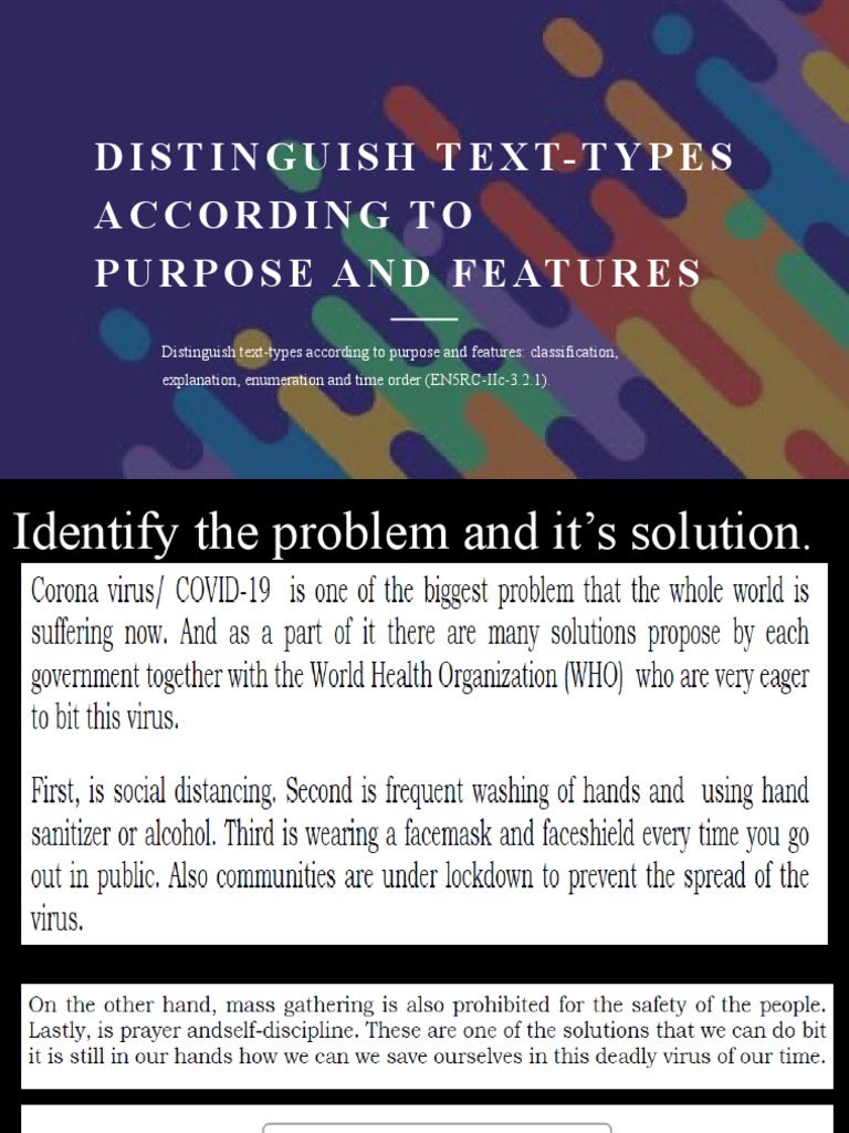 Distinguish Text Types According To Pdf Dieting Weight