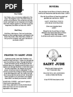 Novena To ST Jude | PDF
