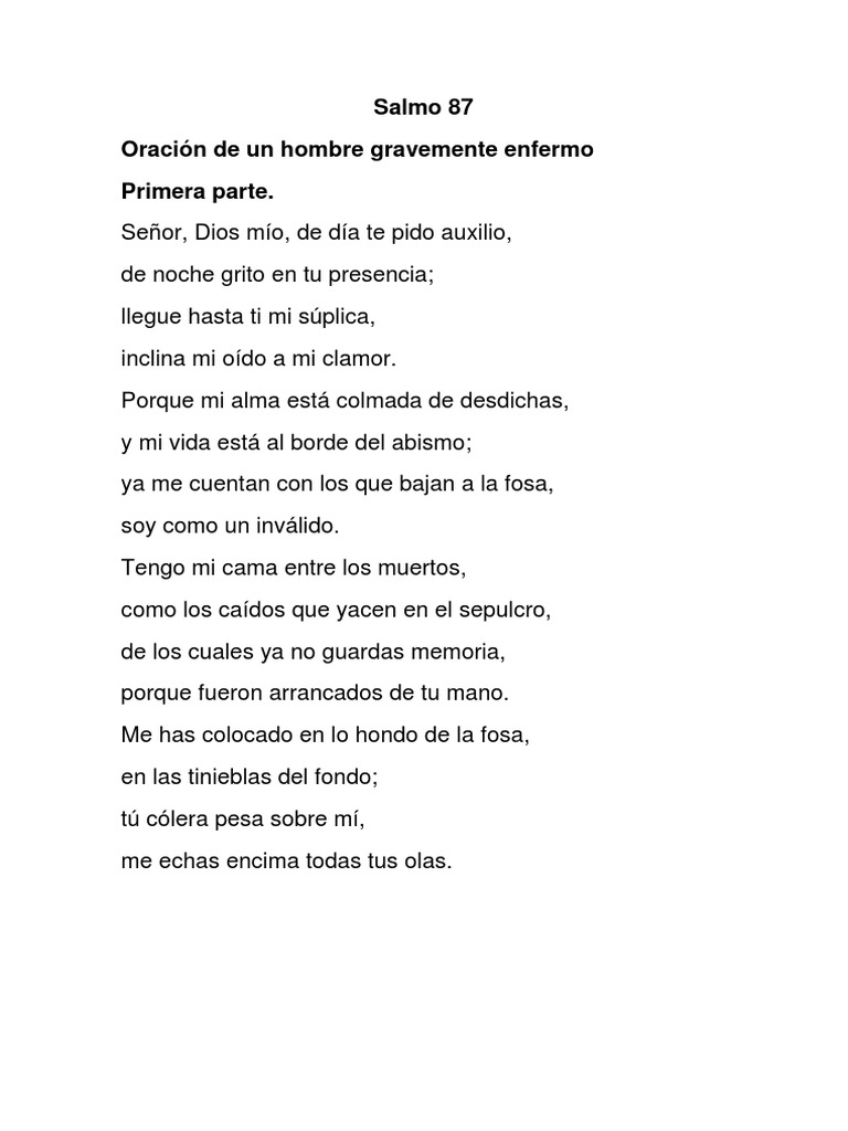 Salmo 87 | PDF | Poesía