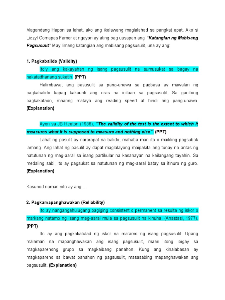 Fil 321 Script | PDF