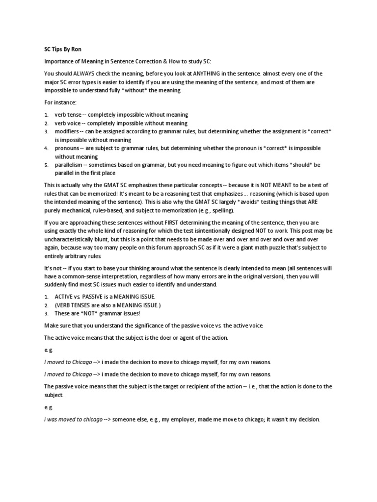 Verbal Notes - RON | PDF | Verb | Subject (Grammar)