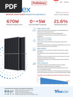 Renesola 300-310w US Data Sheet | PDF | Solar Panel | Electromagnetism