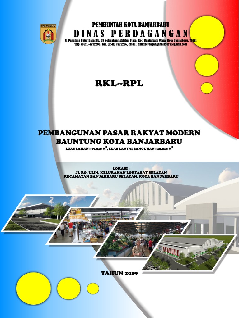 Dokumen RKL RPL Proyek Pasar Bauntung | PDF